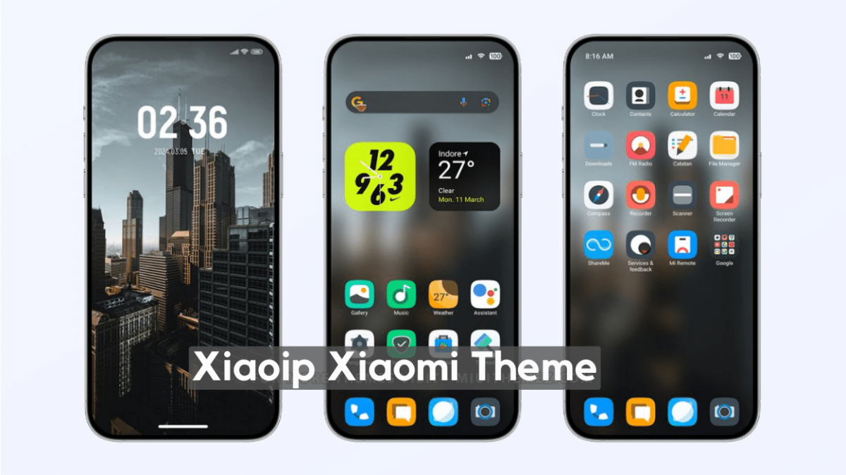 Xiaoip HyperOS Theme for Xiaomi with Dark Mode - HyperOS Themes