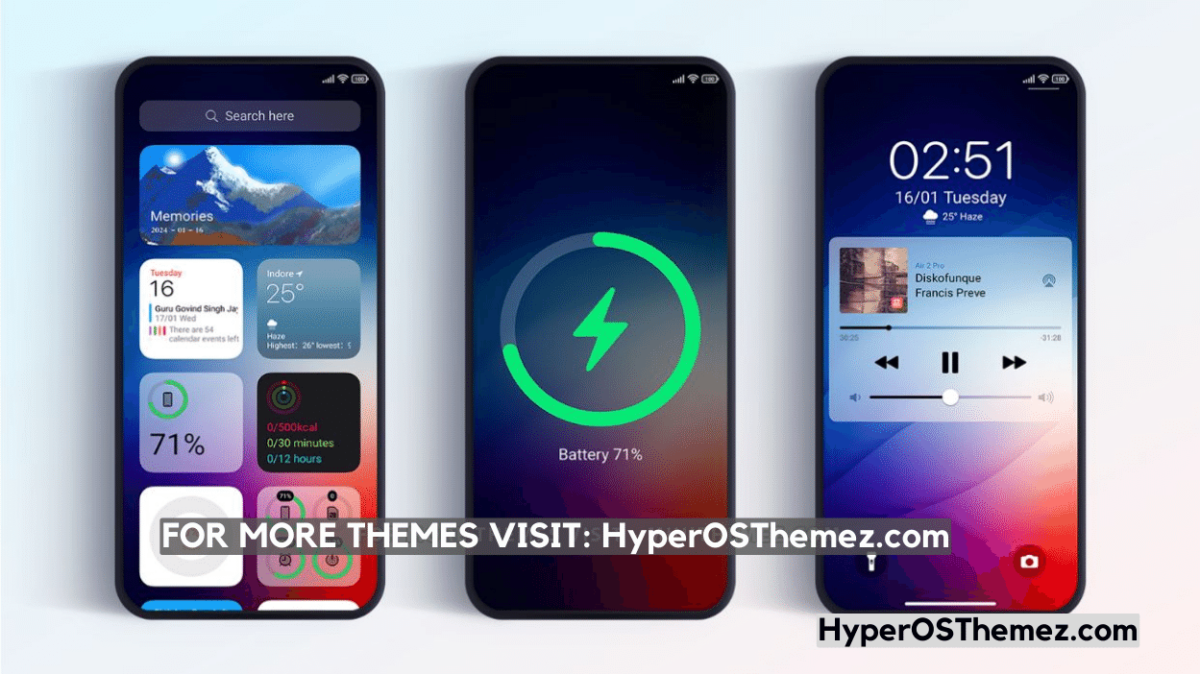 10 Best iOS Theme for HyperOS with iPhone Style - HyperOS Themes