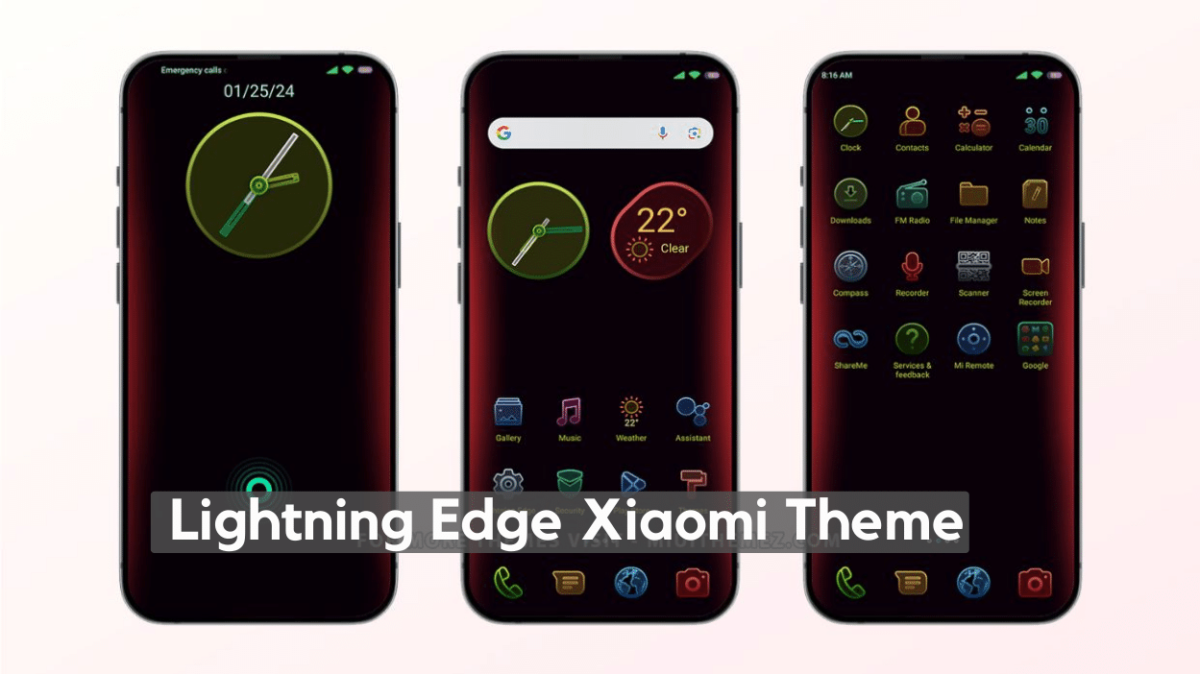 Lightning Edge HyperOS Theme for Xiaomi with Anime Dark Mode - HyperOS ...