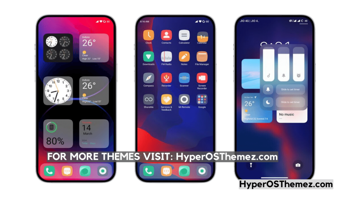 10 Best iOS Theme for HyperOS with iPhone Style - HyperOS Themes