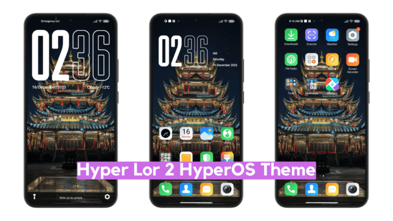 Hyper Lor 2 HyperOS Theme for Xiaomi with HyperOS Style - HyperOS Themes