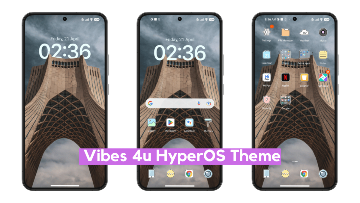 Vibes 4u HyperOS Theme for Xiaomi with Beautiful Icons - HyperOS Themes