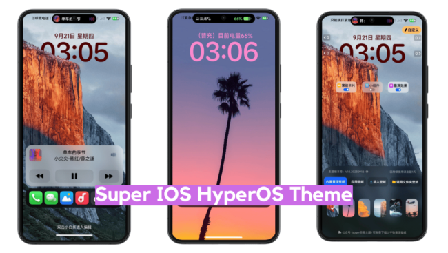 Super iOS HyperOS Theme for Xiaomi with Dynamic iOS - HyperOS Themes