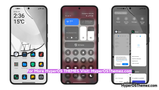 GizV15blur HyperOS Theme with Dynamic UI - HyperOS Themes
